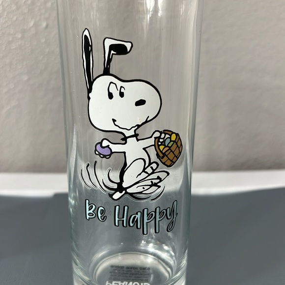 Icup | Dining | Peanuts Snoopy Easter Cooler Drinking Glasses Set Of 4 ...